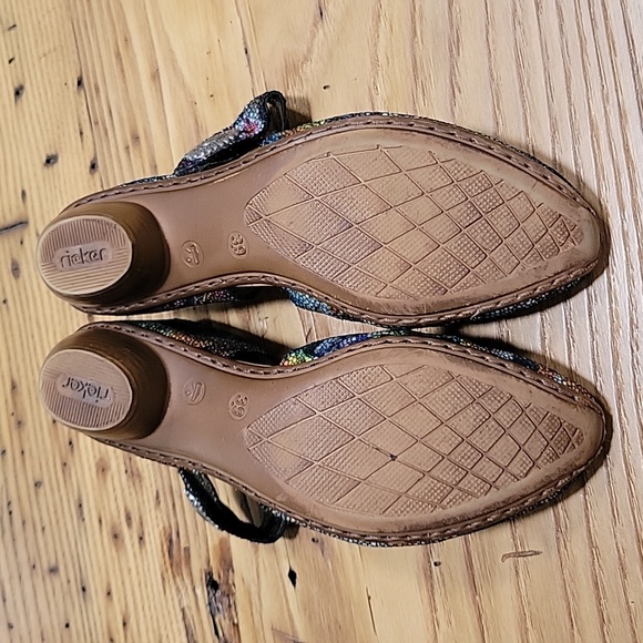 Rieker | Shoes | Rieker Multicolored Antistress Mirjam Maryjane Leather Shoes Size 39 | Poshmark